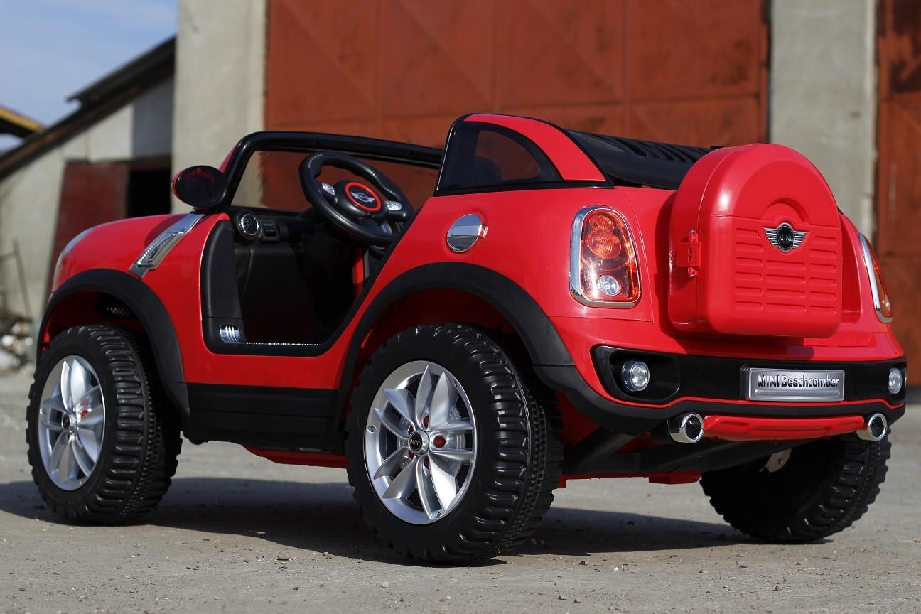 Masina electrica mini comberman 12v cu 2 locuri 2 viteze mp3 rosu ...